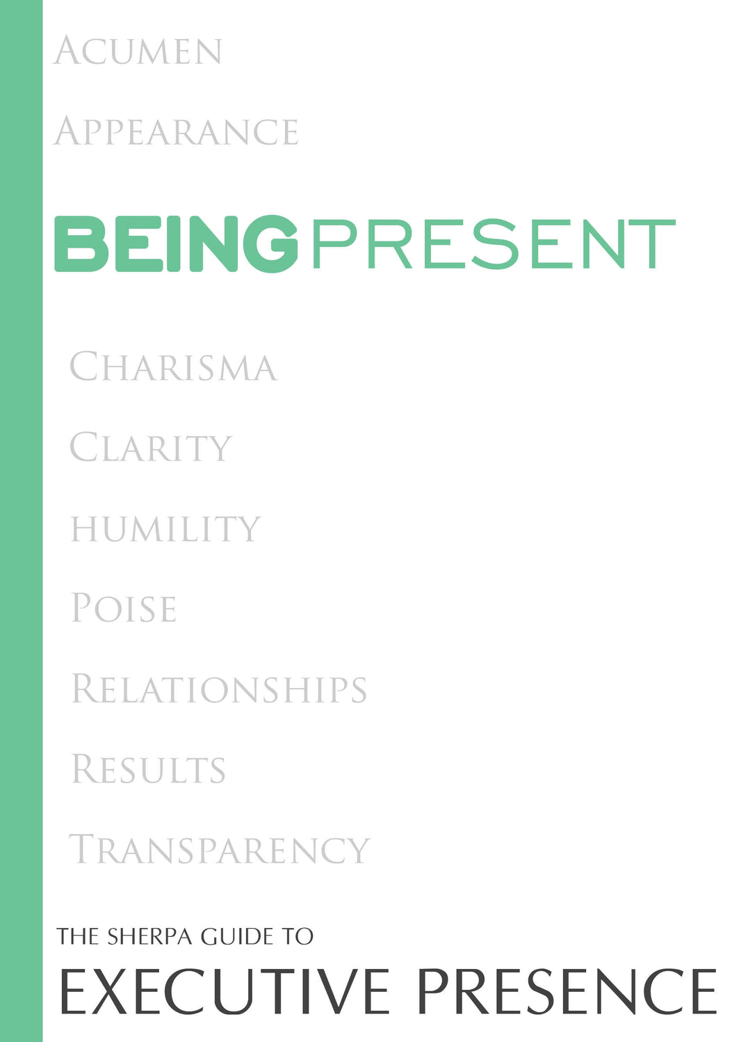 Leadership books, materials and assessments from Sherpa Coaching – The ...